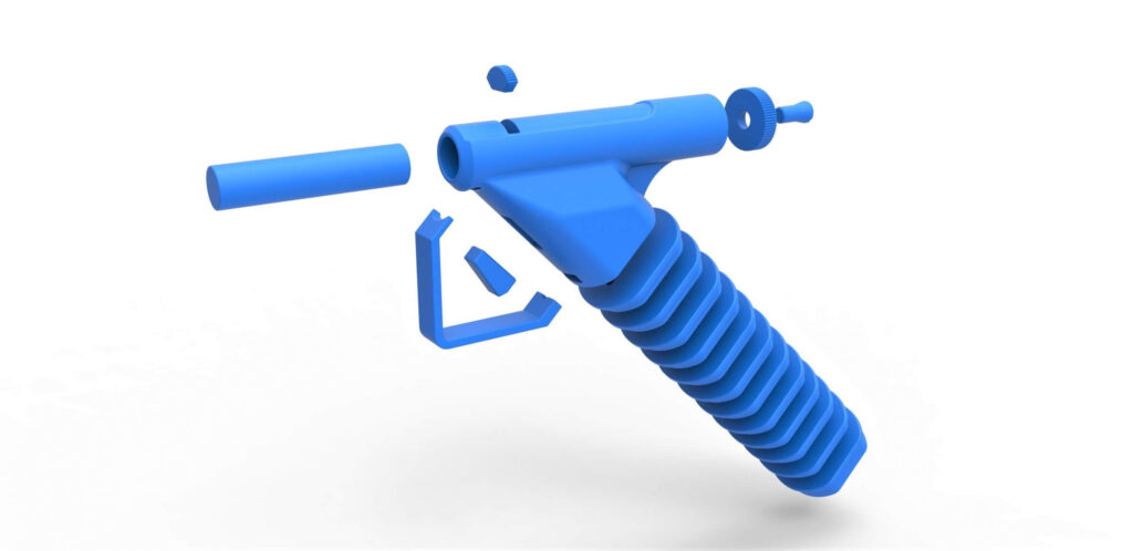 Laser Pistol Blaster – Buck Rogers The 25th Century TV Series – 3D ...